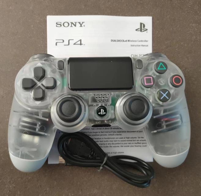 Controller Wireless Playstation 4 Crystal PS4 White Dualshock 4 V2 New