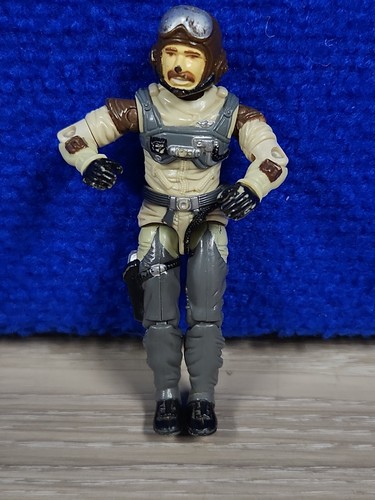 Gi joe Slipstream Conquest X-30 Pilot 1986 Vintage ARAH ( Very Warn ...
