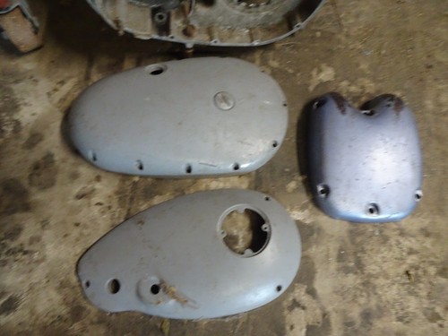 BSA 1966 MOTORCYCLE ENGINE CASES/COVERS/HEAD PARTS LOT | eBay