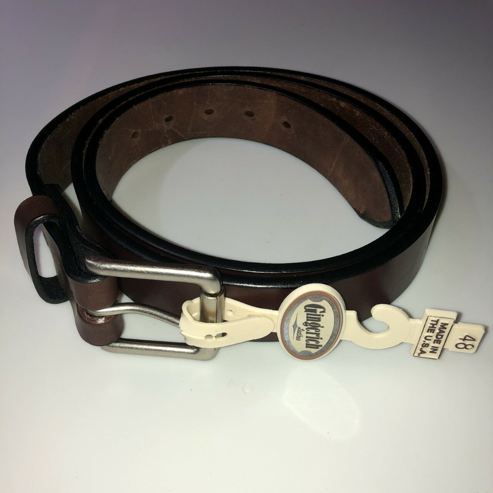 Gingerich Leather Belt - Brown - Various Sizes | eBay