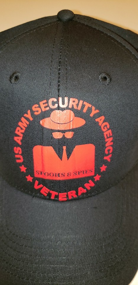 ASA, Army Security Agency Veterans Spooks & Spies Adjustable Cap 1 Size ...