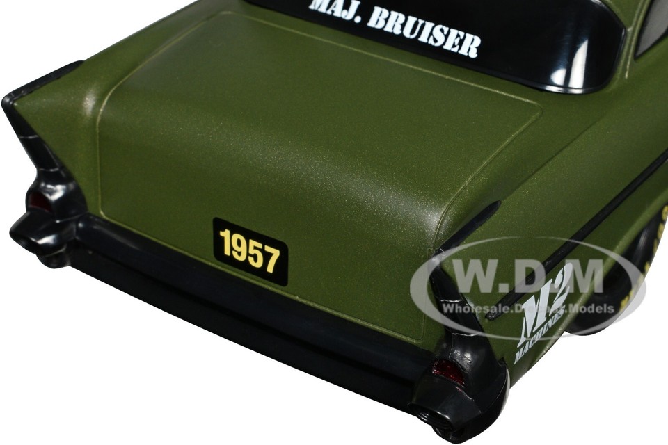 Box Damaged 1957 CHEVROLET 150 SEDAN #57 MAJOR BRUISER 1/24 BY M2 40300 ...