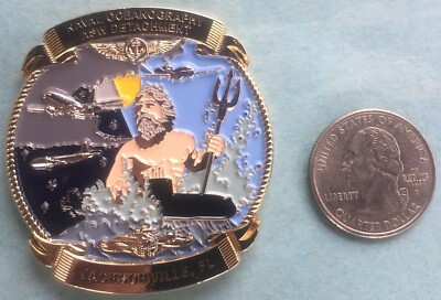 US NAVY CHALLENGE COIN - NAVAL OCEANOGRAPHY ASW DETACHMENT CHIEFS MESS ...