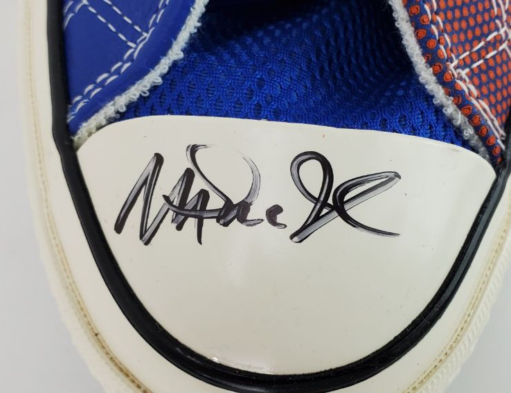 Magic Johnson Signed/Autograph NBA 75th Anniversary Patchwork Chuck ...