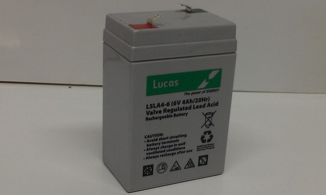 Lucas 6v Volt 4ah Battery Ariel BSA Triumph Norton AJS MATCHLESS for ...