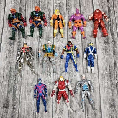 Vintage 90s Lot Of 12 Marvel X-men Action Figures Toy Biz Juggernaut ...