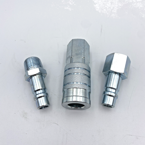 1/2’’ Air Hose Fittings Set, High Flow 1PC I/M Industrial Type Coupler ...