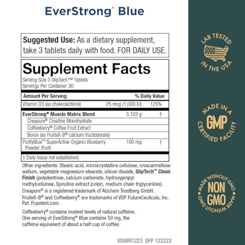 Purity Products EverStrong Blue Strength Building + Brain Boosting w ...