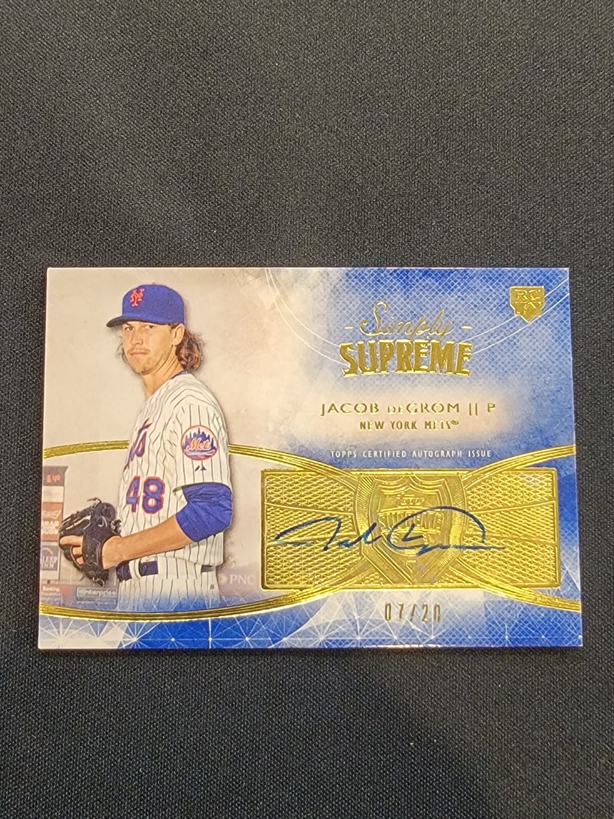 2014 Topps Supreme - Simply Supreme Autographs Blue #SSU-JD Jacob ...