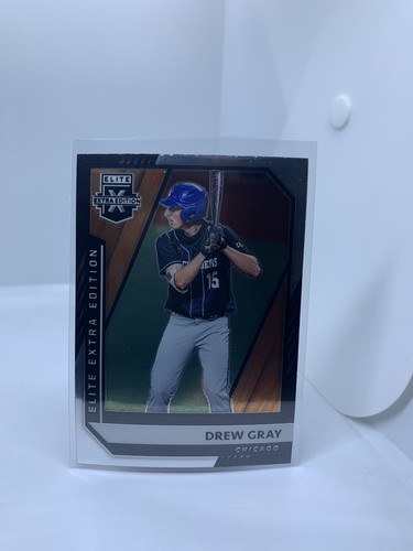 2021 Panini Elite Extra Edition Drew Gray #93 Optic Prospect Chicago ...