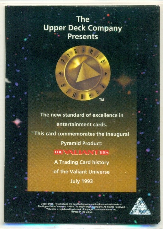 PROMO CARD - PYRAMID - THE VALIANT ERA - UPPER DECK HOLOGRAM - 1993 | eBay