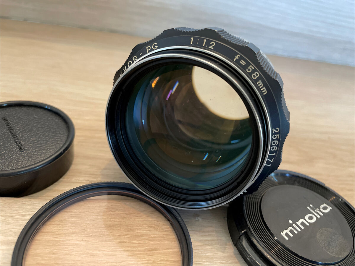 Minolta MC ROKKOR PG 58mm f/1.2 ”Hawk Eye” MF Prime Lens | eBay Minolta MC ROKKOR PG 58mm f/1.2 ”Hawk Eye” MF Prime Lens | eBay