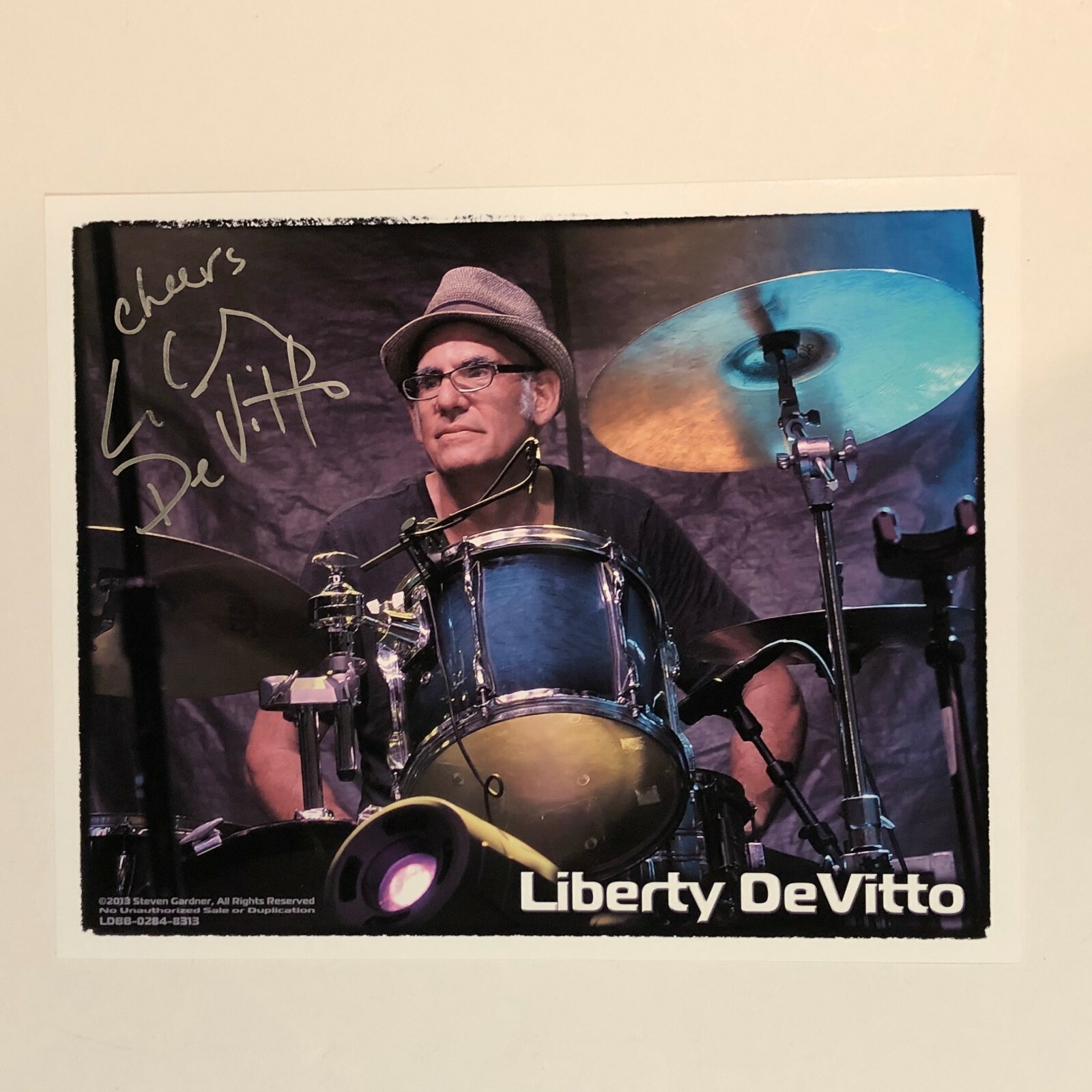 Liberty Devitto Hand Signed 8x10 Photo Billy Joel's Original Drummer | eBay