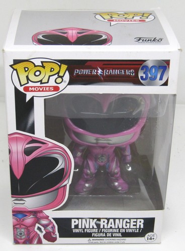 Funko POP Movies: Power Rangers Retired Pink Ranger #397 Vinyl Action ...