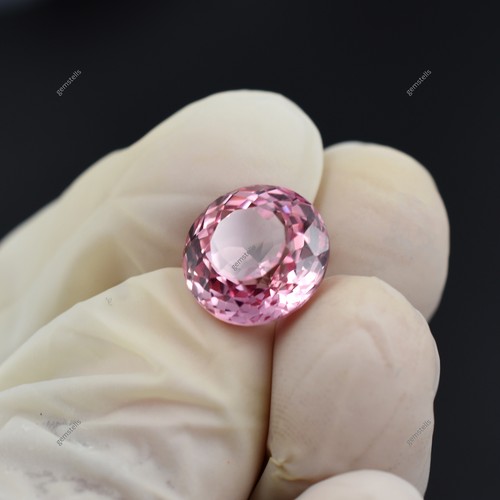 8.0 Ct Heated Gems Natural Padparadscha Sapphire Perfect Round for Ring ...