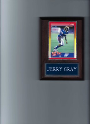 JERRY GRAY PLAQUE LOS ANGELES RAMS LA FOOTBALL NFL C | eBay