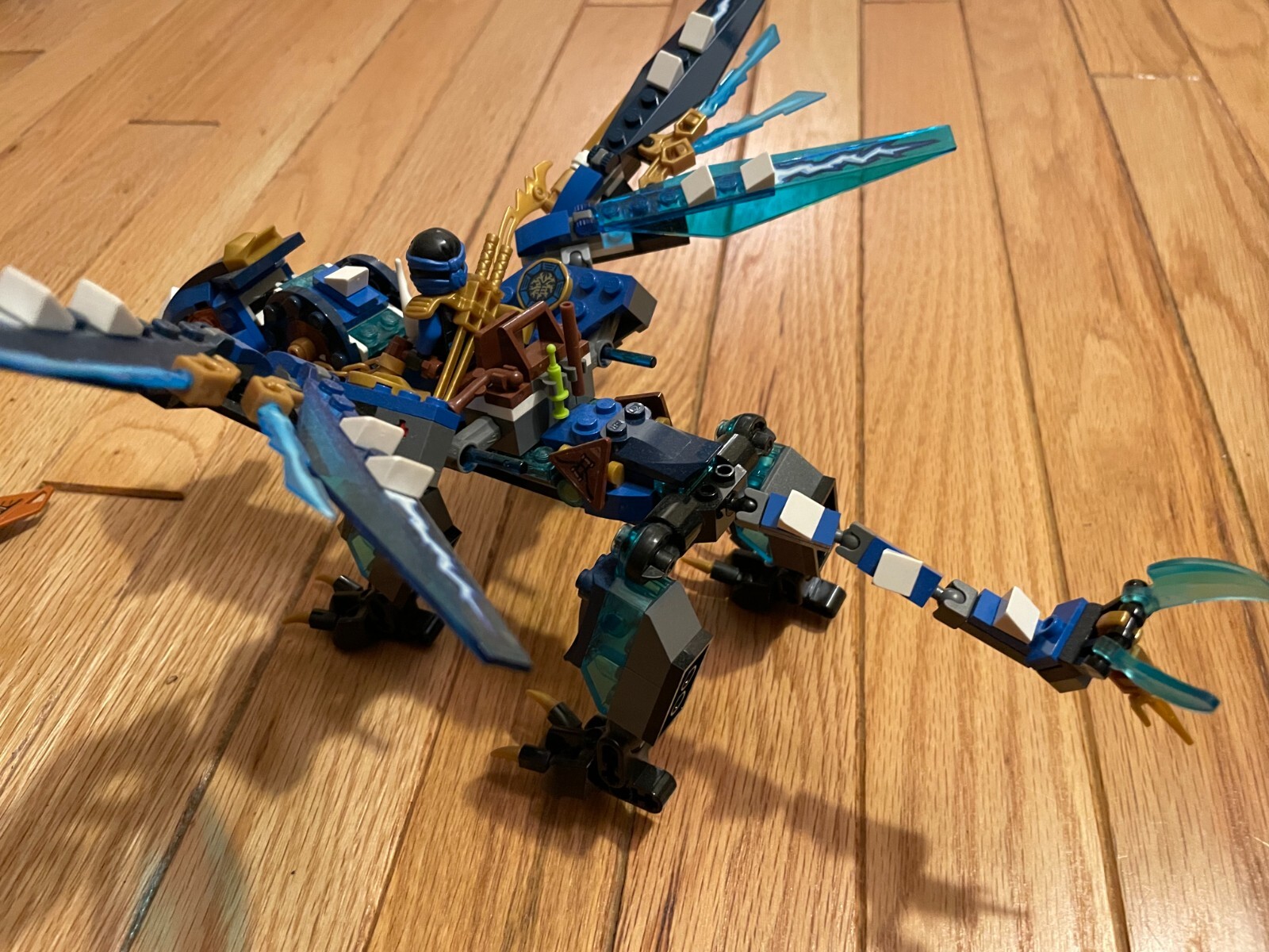 LEGO NINJAGO: Jay's Elemental Dragon (70602) - Slightly Incomplete ...