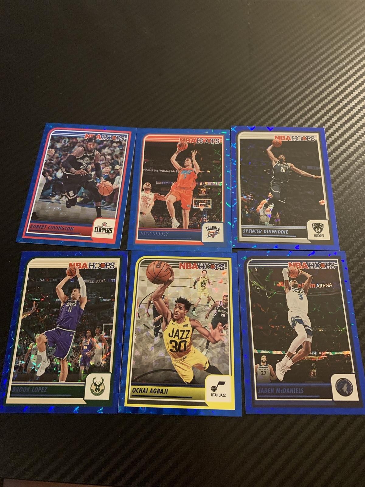 NBA Lot Of Basketball Cards Blue Checkerboard | eBay