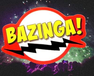 BAZINGA! / Sheldon Cooper - Big Bang Theory - 5.25" x 3.75" Vinyl ...