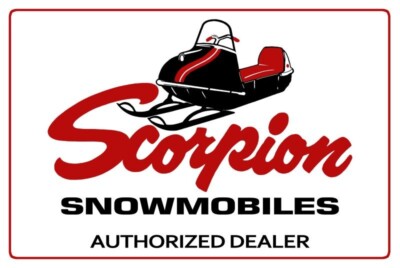 Scorpion Snowmobiles Dealer Style NEW Metal Sign 24"x36" USA STEEL XL ...