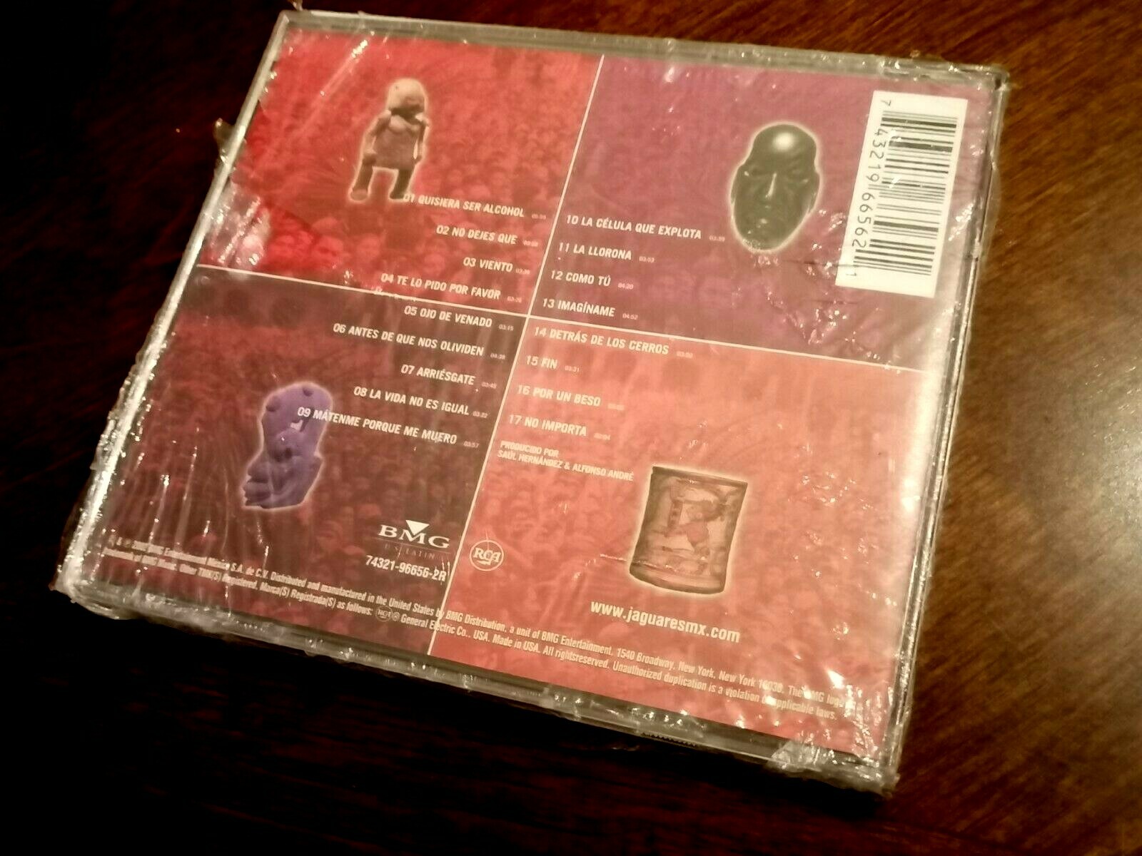El Primer Instinto by Jaguares (CD, Oct-2002, Sony BMG) SEALED ...