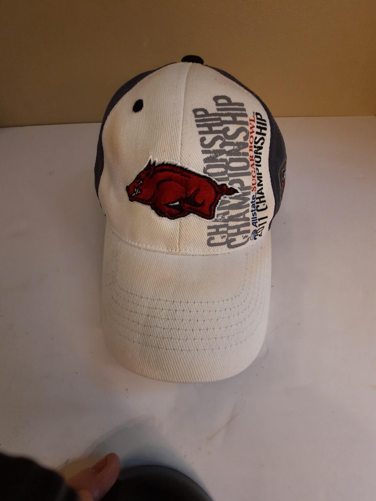 2011 ALLSTATE SUGARBOWL ARKANSAS RAZORBACK HAT CAP VINTAGE Adjustable ...