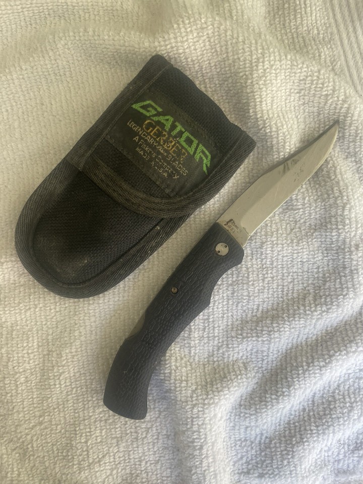 Gerber Gator 625 Knife With Sheath. | eBay