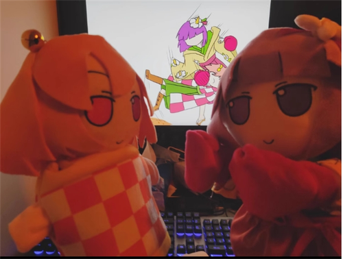Touhou Project Motoori Kosuzu & Hieda no Akyuu Fumo Plush Doll Stuffed ...