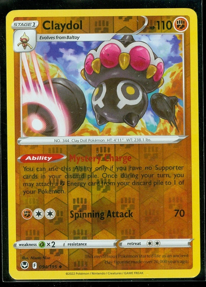 Pokemon Claydol Cards