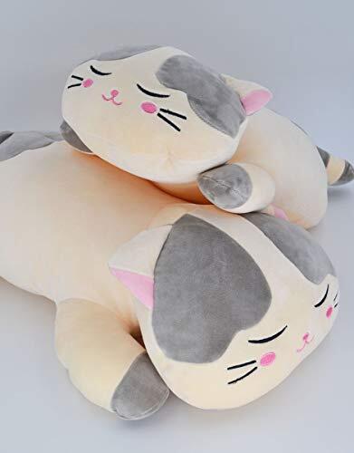 Very Soft Cat Big Hugging Pillow Plush Kitten Kitty Stuffed Animals ...