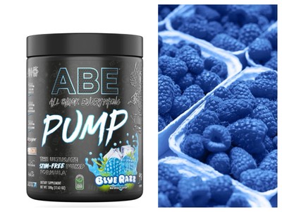 ABE Blue Raspberry Pre-Workout Powder Stim -Free Pump 40 Scoops Ex 6/26 ...