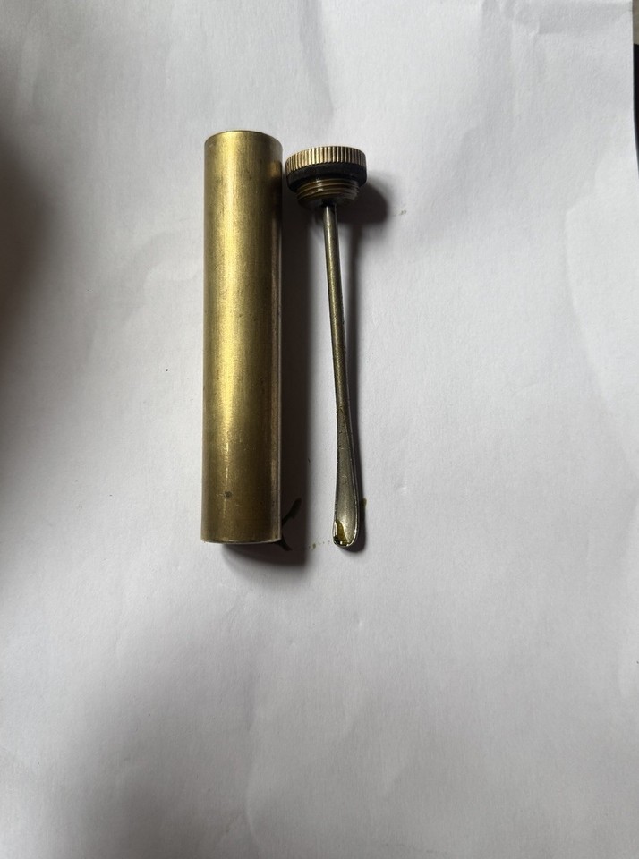 Original WW1 / WW2 British Army SMLE Lee Enfield Brass Oil Bottle EFD ...