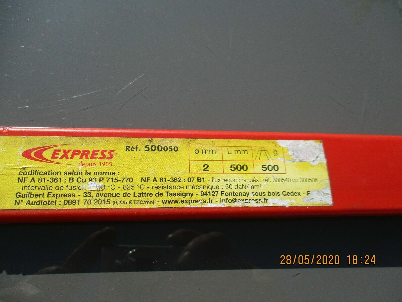 BRASURE FORTE CUPRO PHOSPHORE express 500 G | eBay