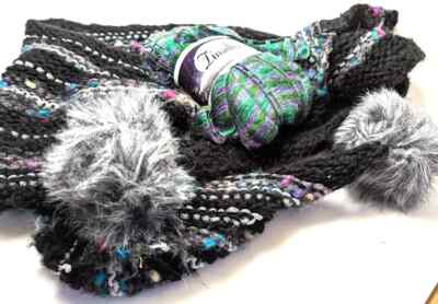 Single Hank Trendsetter Improv Scarf Yarn and pattern for 1 hank DS | eBay