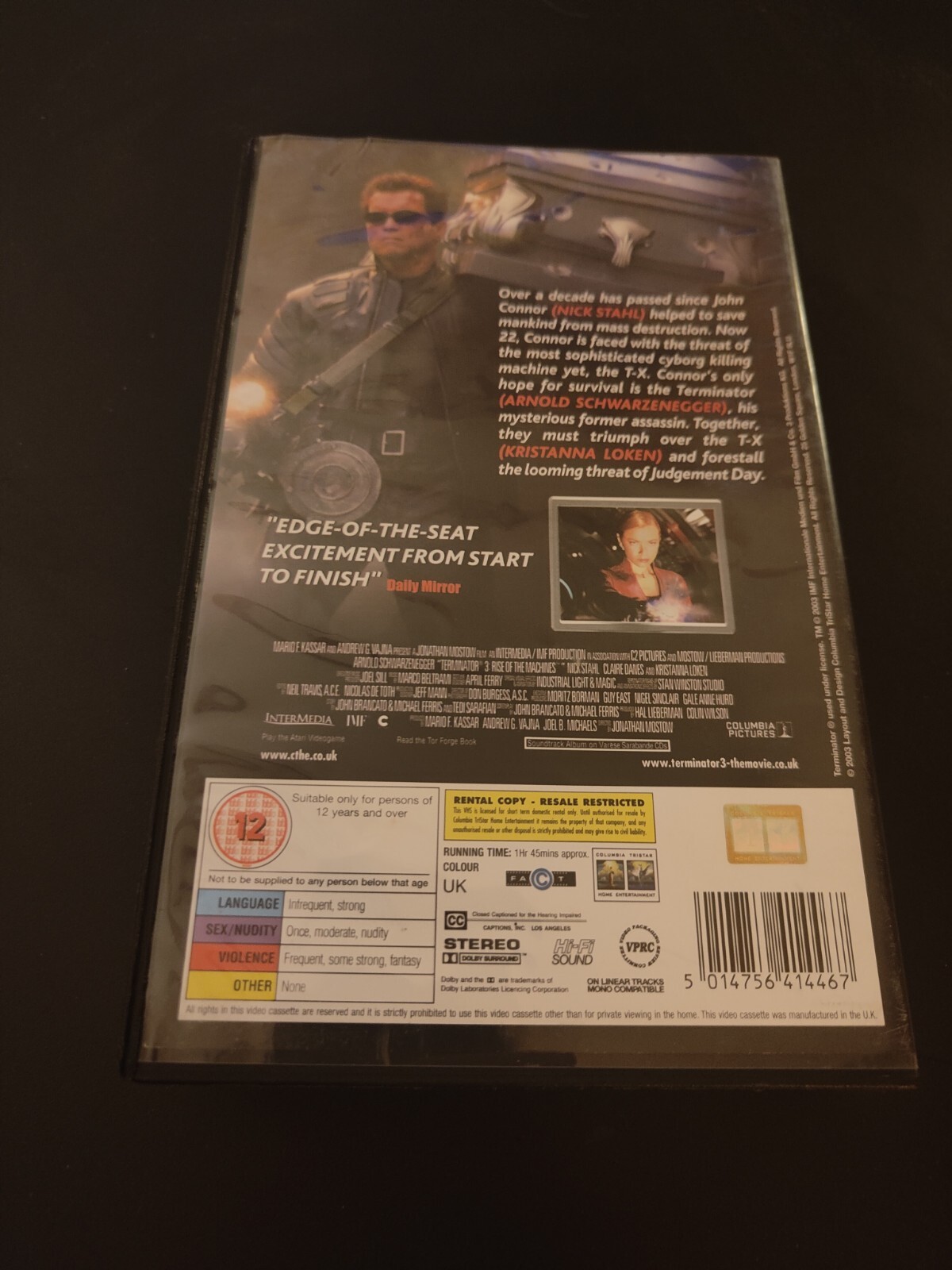 Terminator 3 - Rise Of The Machines (VHS/SUR, 2003) for sale online ...