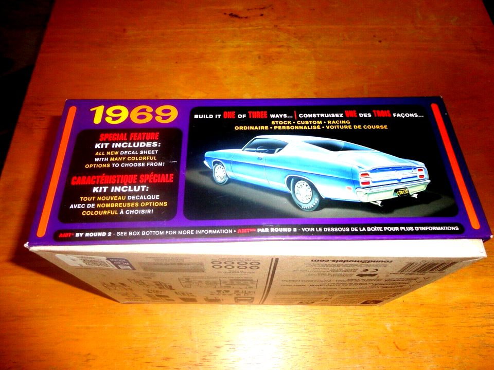 2021 AMT Model 1969 FORD TORINO COBRA FASTBACK Kit #AMT1217M/12 | eBay