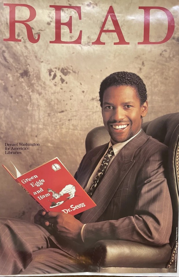 INCREDIBLE! Vintage RARE ALA READ Posters Denzel W 1990 AND Morgan ...