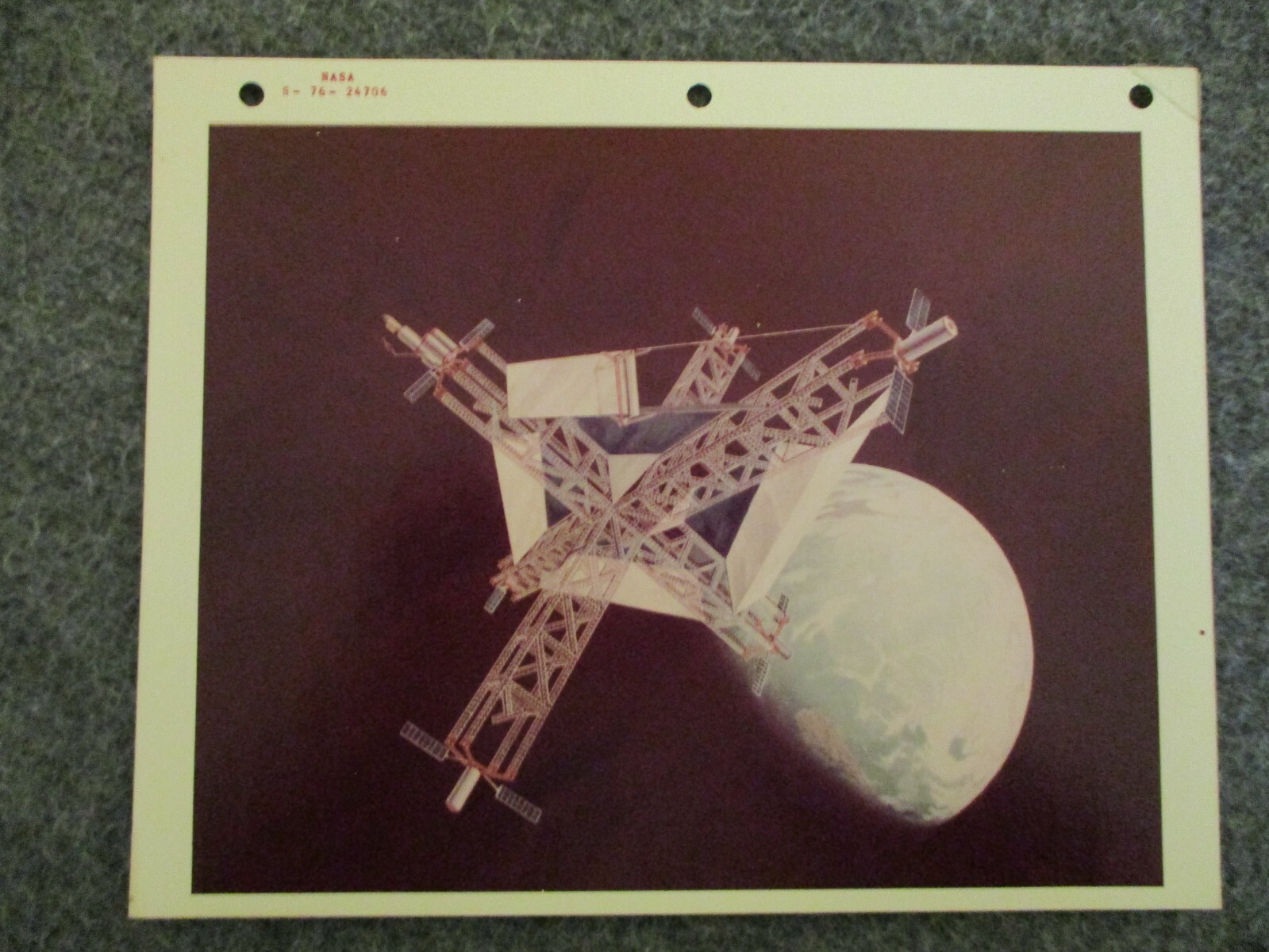 1976 NASA JSC 1ST GEN PHOTO (5) RED NUMBER KODAK PAPER CONCEPT SOLAR ...