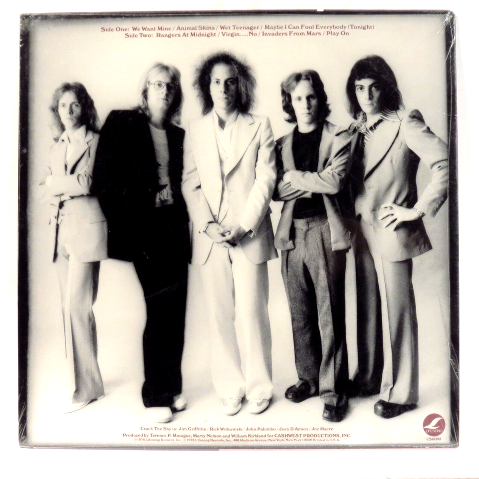 CRACK THE SKY ‎– Animal Notes 1976 1st US Issue LP SEALED John Palumbo ...