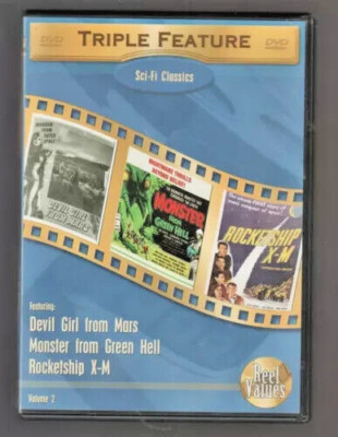 TRIPLE FEATURE SCI-FI CLASSICS (DVD) VG Disc + Cover Art - NO CASE | eBay