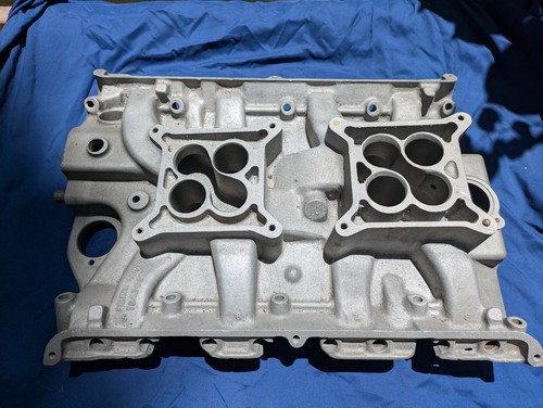 2x4 Ford Aluminum Intake Manifold Dual Quad FE | eBay
