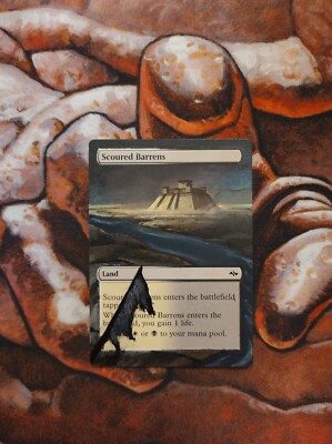 Magic the Gathering Scoured Barrens Hand Painted Unique Custom MTG ...