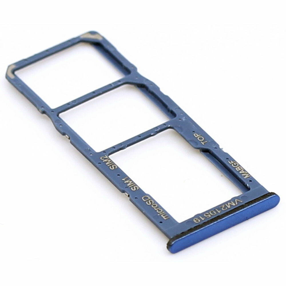 Original Samsung Galaxy M12 SIM Karten Halter Speicherkarte Blau Tray ...