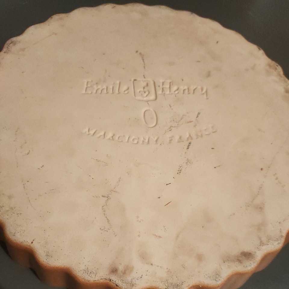 Emile Henry Flan Pie Dish Retro Vintage Made In France Ceramic ...