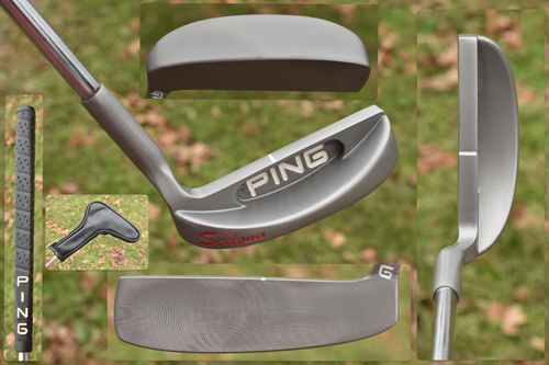 CUSTOM Satin Gray MILLED Face Ping Sedona Putter + HC / Napa 8802 Tess ...