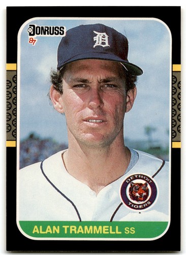 1987 Donruss #127 Alan Trammell High Grade NM-MT OR BETTER Baseball ...