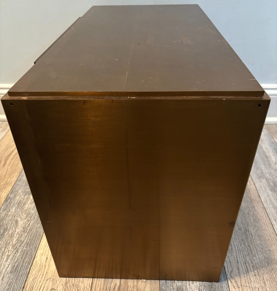 VERY HEAVY LARGE VINTAGE CATHOLIC CHURCH ALTAR TABERNACLE W/ KEY 25" x ...