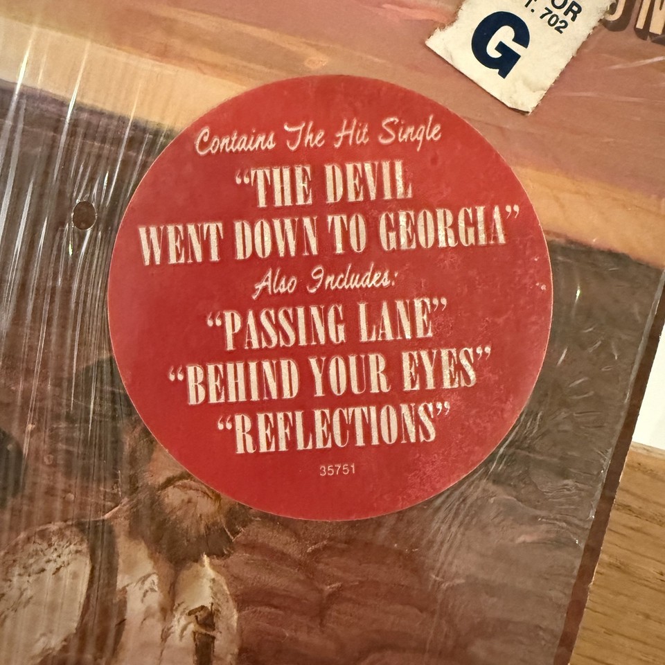 Charlie Daniels Band Million Mile Reflections Vinyl LP Epic JE 35751 ...