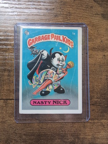 1985 Garbage Pail Kids Series 1 NASTY NICK OS1 #1a Gpk | eBay
