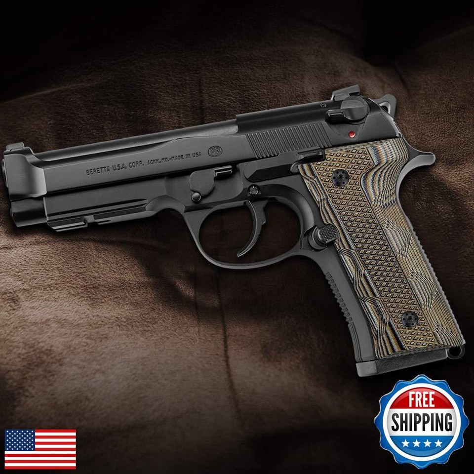Cool Hand Grips for Beretta Vertec, M9A3, 92X, Custom Screws Included ...